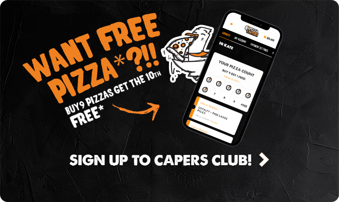 Pizza Capers Menu - Order Online Today - pizzacapers.com.au